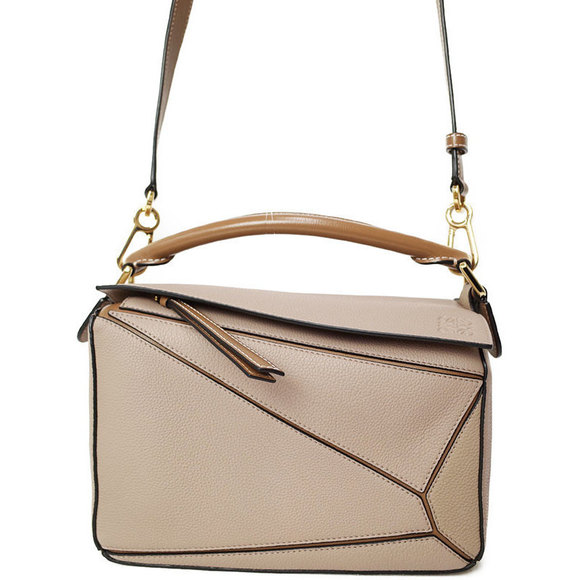 Loewe | Bags | Loewe Puzzle Small 2way Bag Greige X Brown | Poshmark